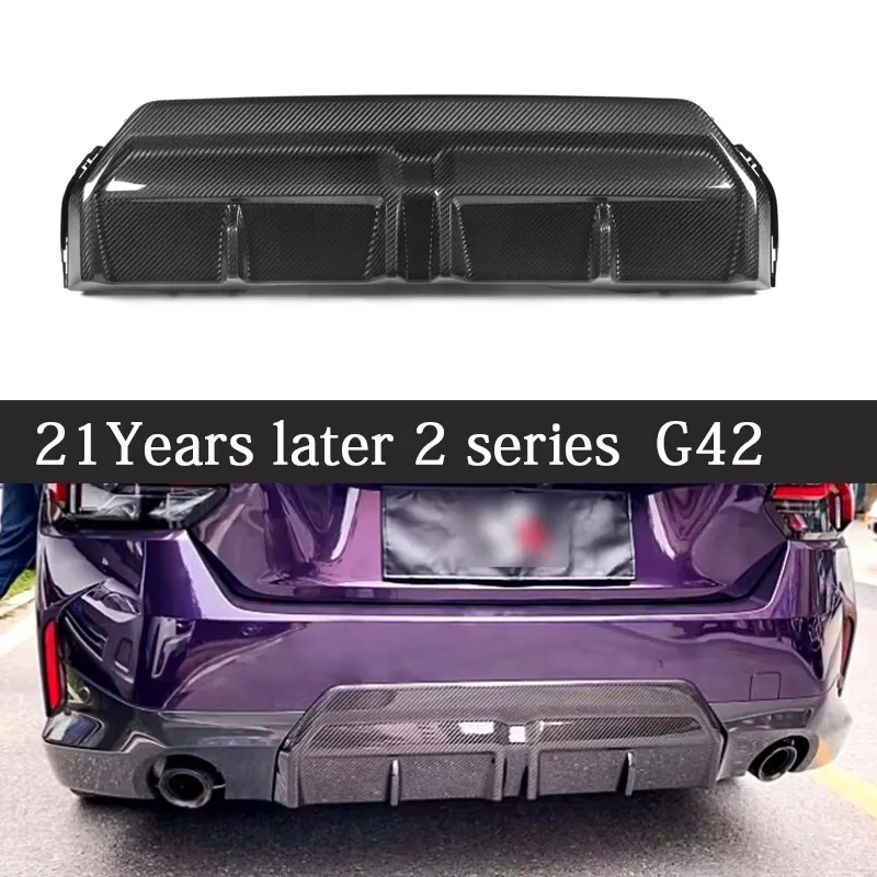 For BMW 2 series G42 M240i 2021+ Dry Carbon Fiber Car Rear Bumper ...