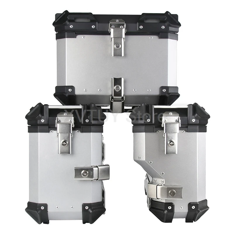 38L-Motorcycle-Side-Box-CNC-Aluminum-Moto-Helmet-Trunk-Top-Case-Tail ...