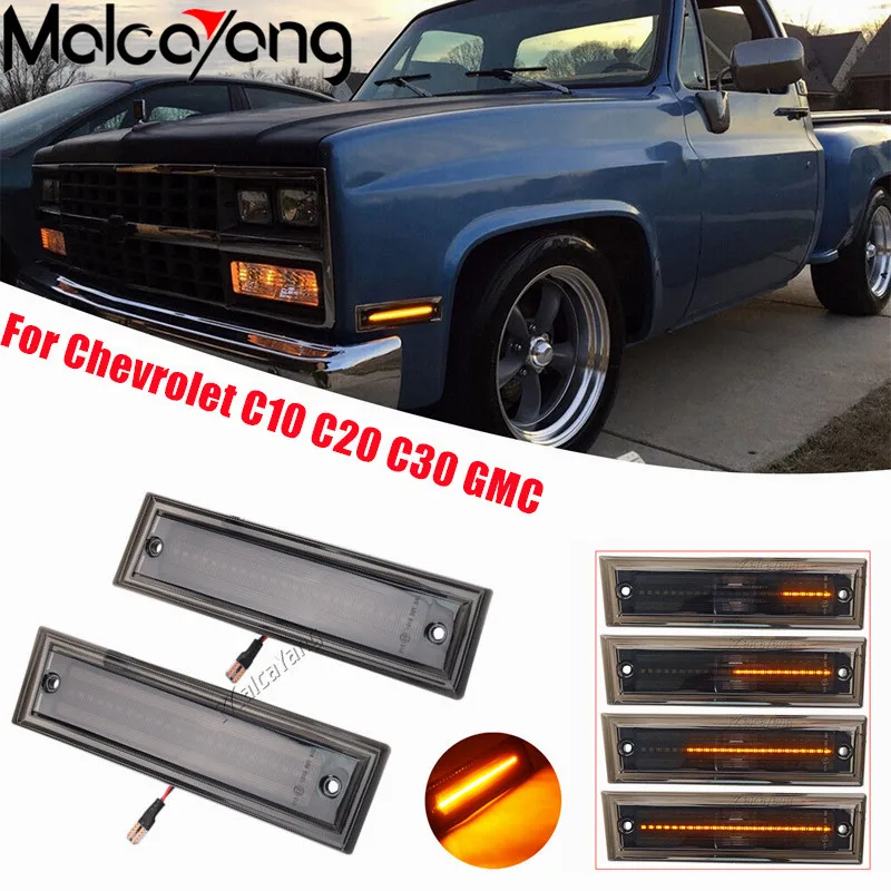 2PCS-For-Chevrolet-C10-C20-C30-K10-K20-K30-K5-Blazer-1981-1986-LED ...