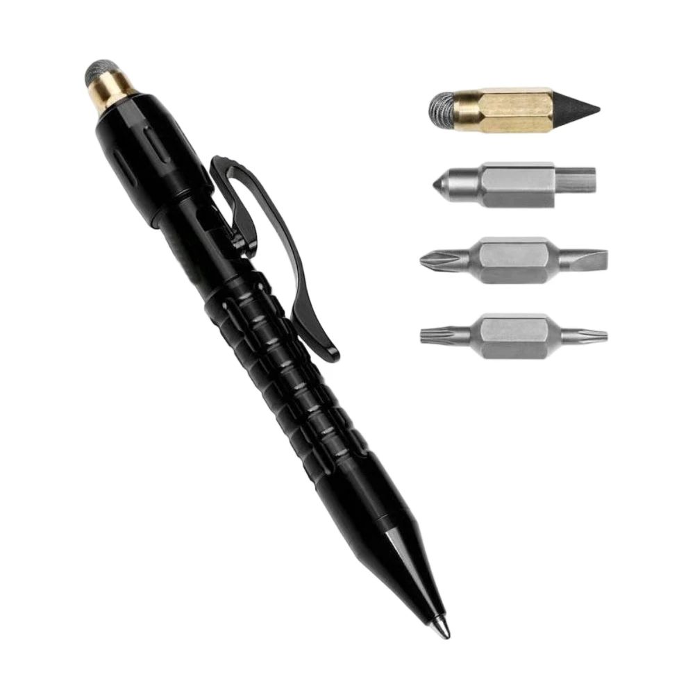 Bolt Action Pen Titanium EDC Pen For Camping CNC Machined Ink Cartridge ...