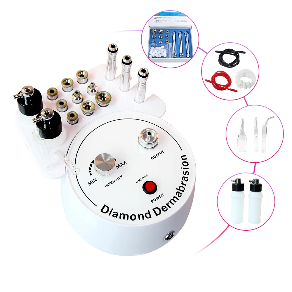 3 in1 Diamond Microdermabrasion Beauty Machine Water Spray Exfoliation Device Acne Blackh ...