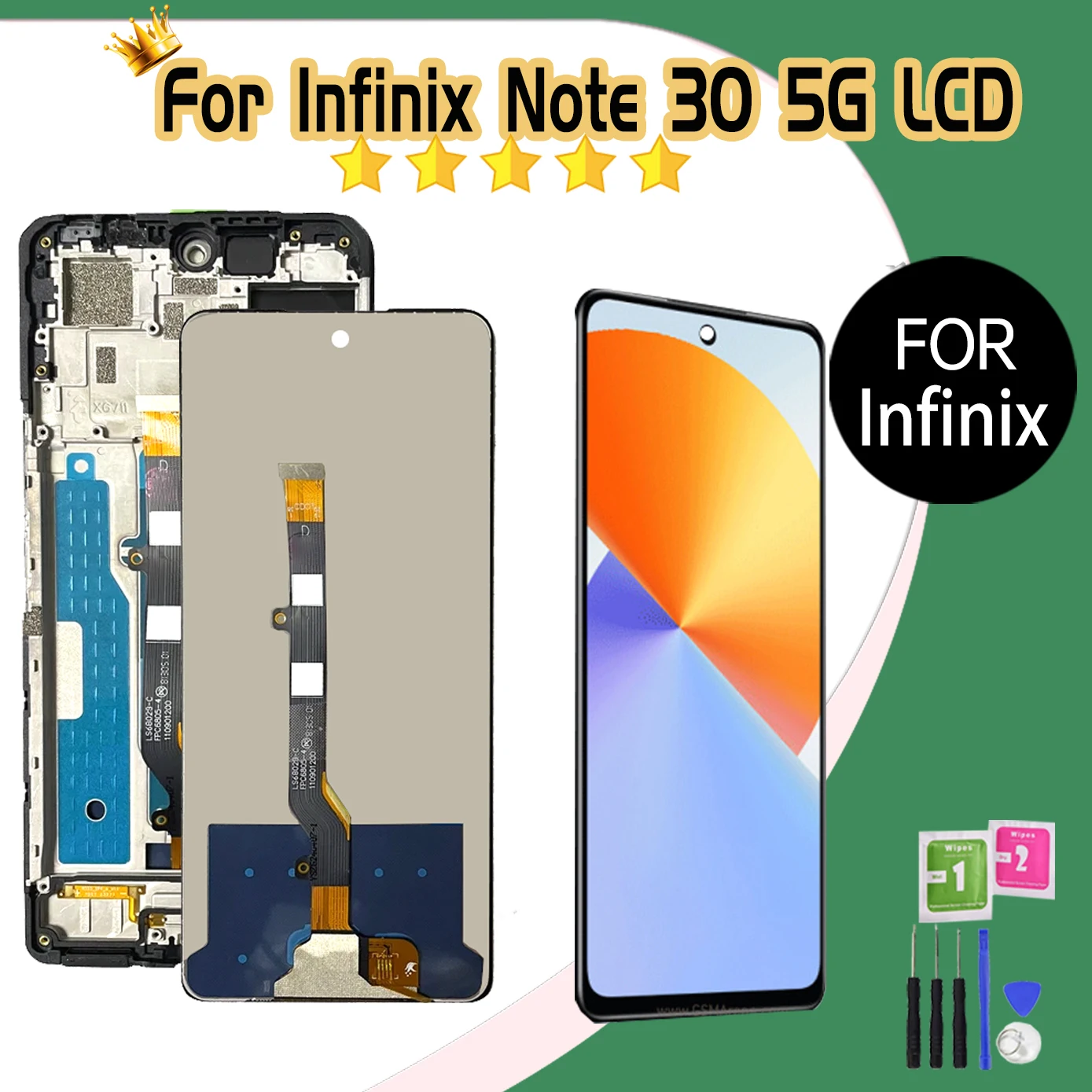 Alta-calidad-6-78-para-Infinix-Note-30-5G-LCD-X6711-pantalla-t-ctil ...