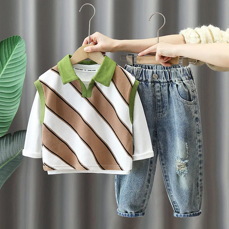 Free-Shipping-Children-Clothing-Sets-Boys-Girls-Clothes-T-Shirt-Vest ...
