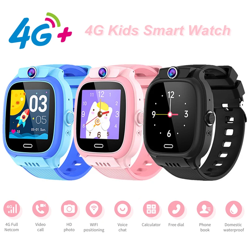 4G-Video-Call-Kids-Smart-Watch-Touch-Screen-HD-Camera-SOS-Remote ...