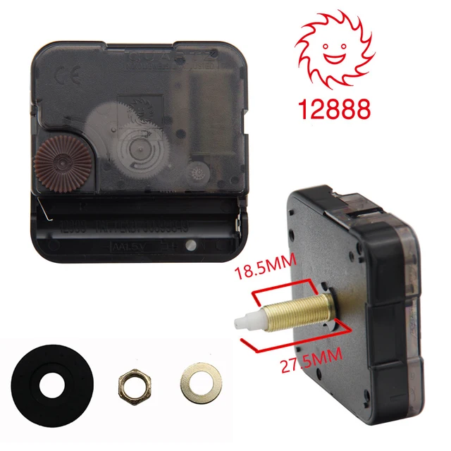 Young Town Quartz 12888 Sun Movement Noiseless Silent Scanning Watch Machinery Diy Clock ...