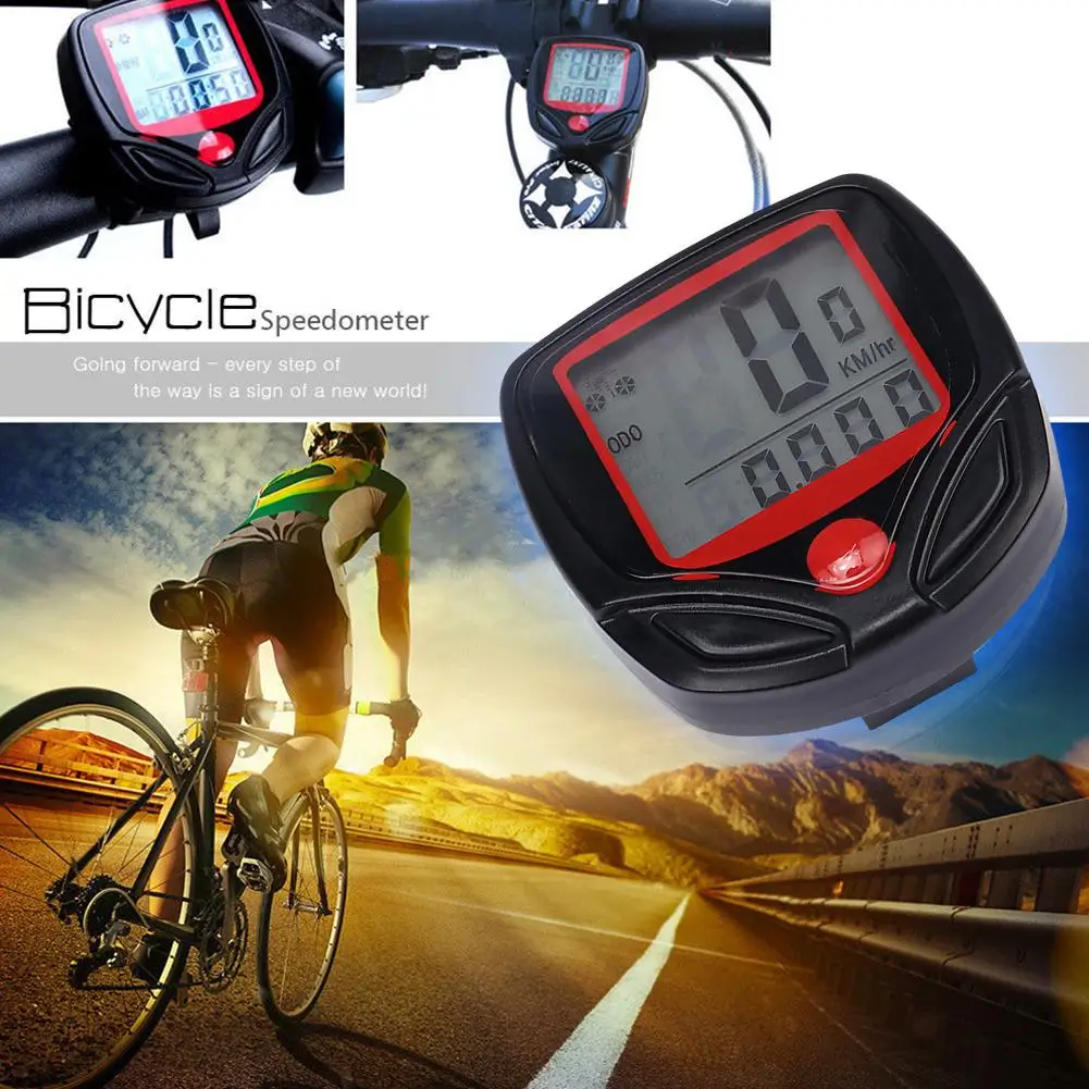 1Pcs-Waterproof-Wired-Digital-Bike-Ride-Speedometer-Speed-Odometer ...