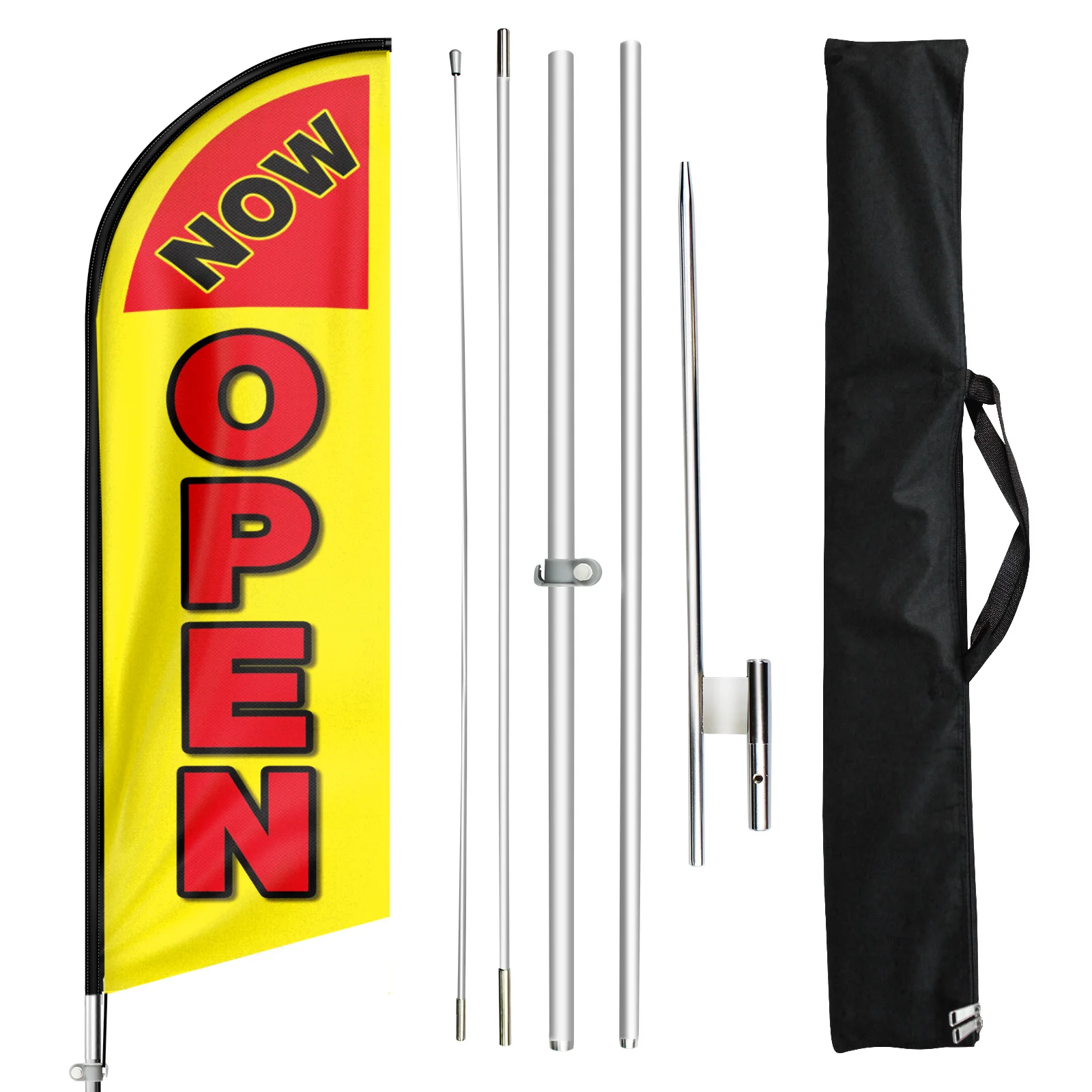 Now-Open-Customized-Flying-Banner-Advertising-Decoration-Feather-Flag ...