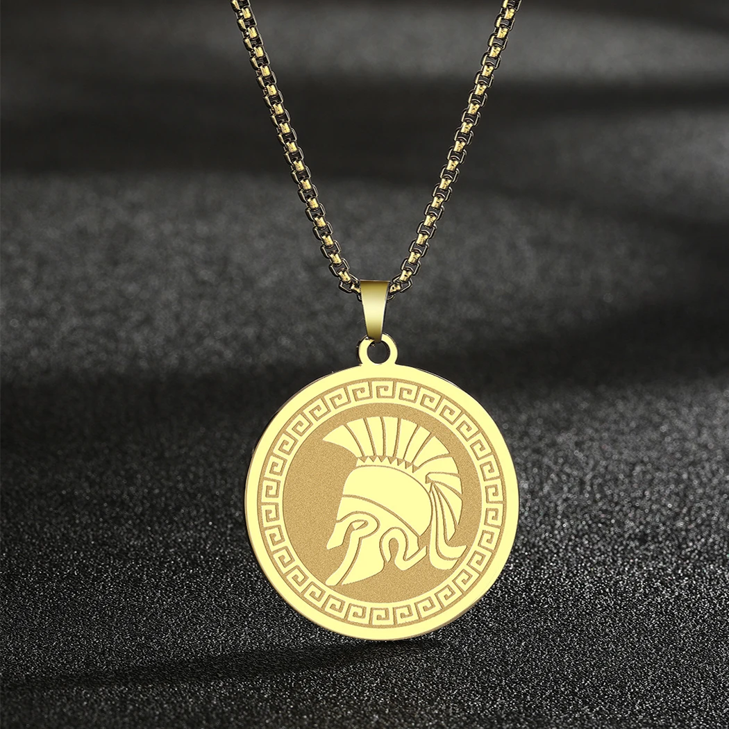 CHENGXUN-the-Greek-God-of-War-Ares-Pendant-Necklace-for-Men-Women-War ...