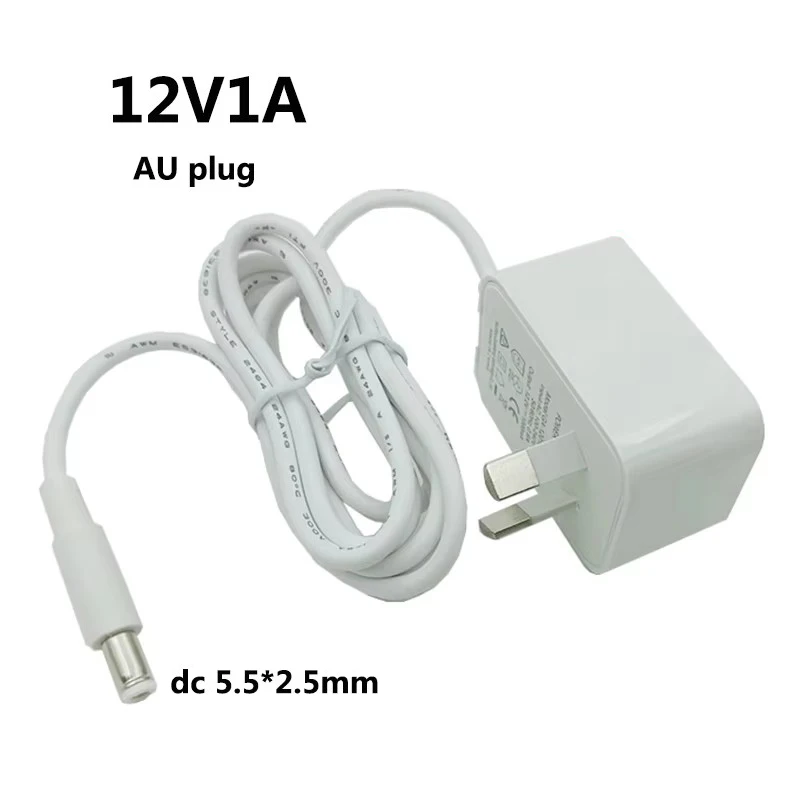 White 12v 1a Transformer Switching Universal Power Adapter 12v DC Power ...