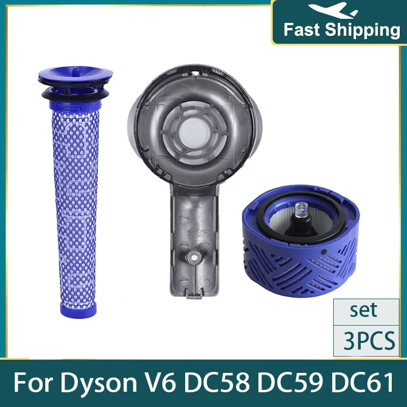 Motor-Rear-Cover-Rear-Filter-Kit-For-Dyson-V6-DC58-DC59-DC61-DC62-DC74 ...