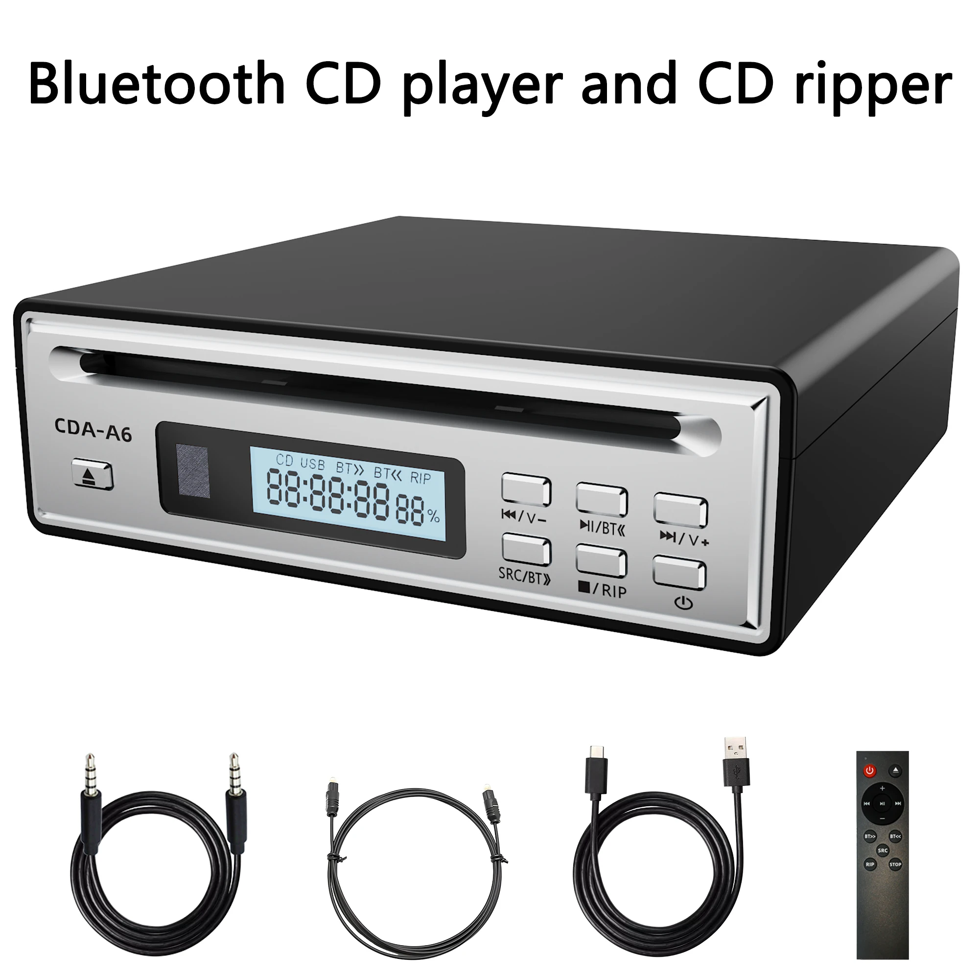 External Cd Player For Car Tovlroy Portable CD Player, CD Ripper ...