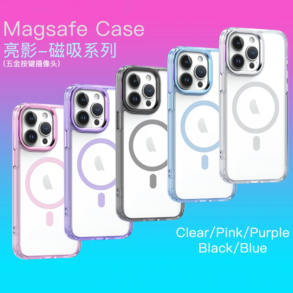 Luxury-Magnetic-For-Magsafe-Wireless-Charge-Phone-Case-For-iPhone-16-15 ...