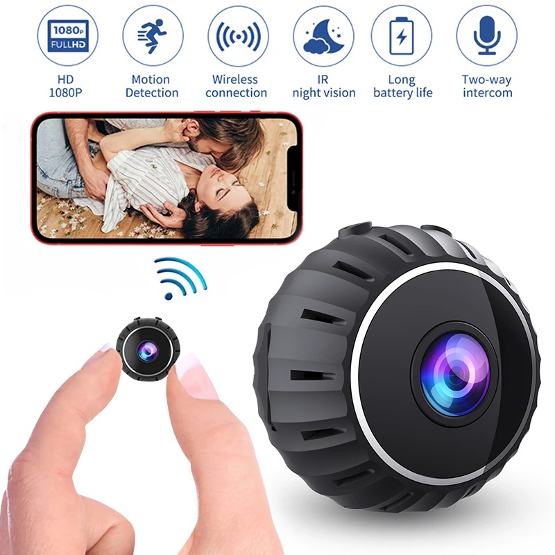Mini Camera Smart WiFi HD Voice Recorder 1080P Home Security Camera ...