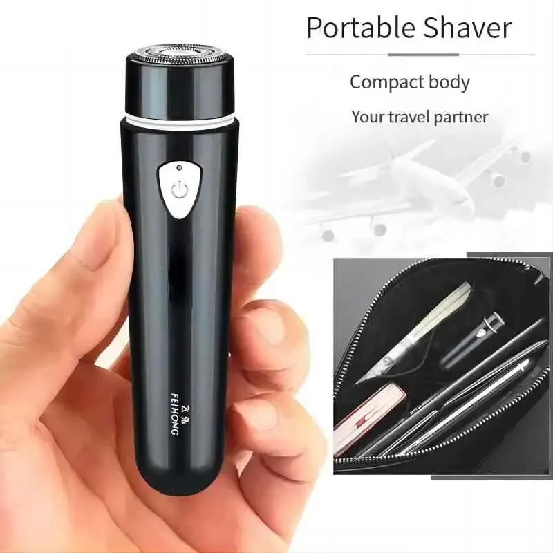 Portable-Mini-Electric-Shaver-Portable-Rechargeable-Home-Travel-Beard ...