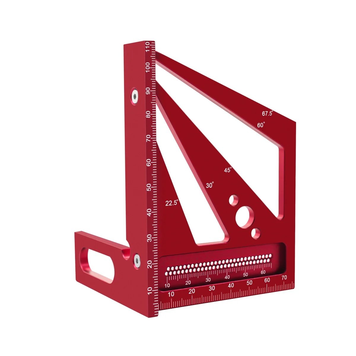3D Multi-Angle Woodworking Square Protractor, Aluminum Alloy Miter ...