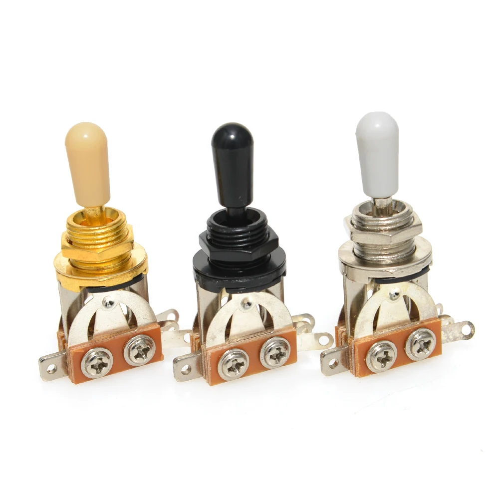 1pcs 3 Way Toggle Switch for LP Guitar 3 Way Guitar Switch with Tip Cap ...