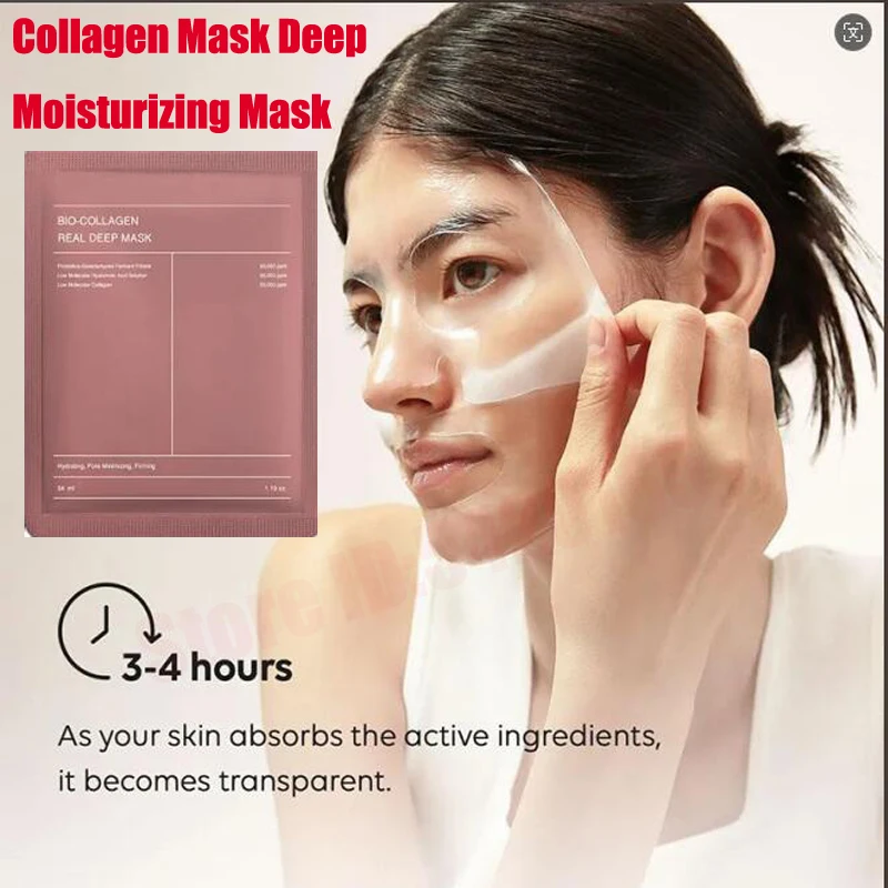 Deep-Collagen-Overnight-Mask-The-Real-Collagen-Facial-Sheet-Masks-With-Low-Molecular-Weight ...