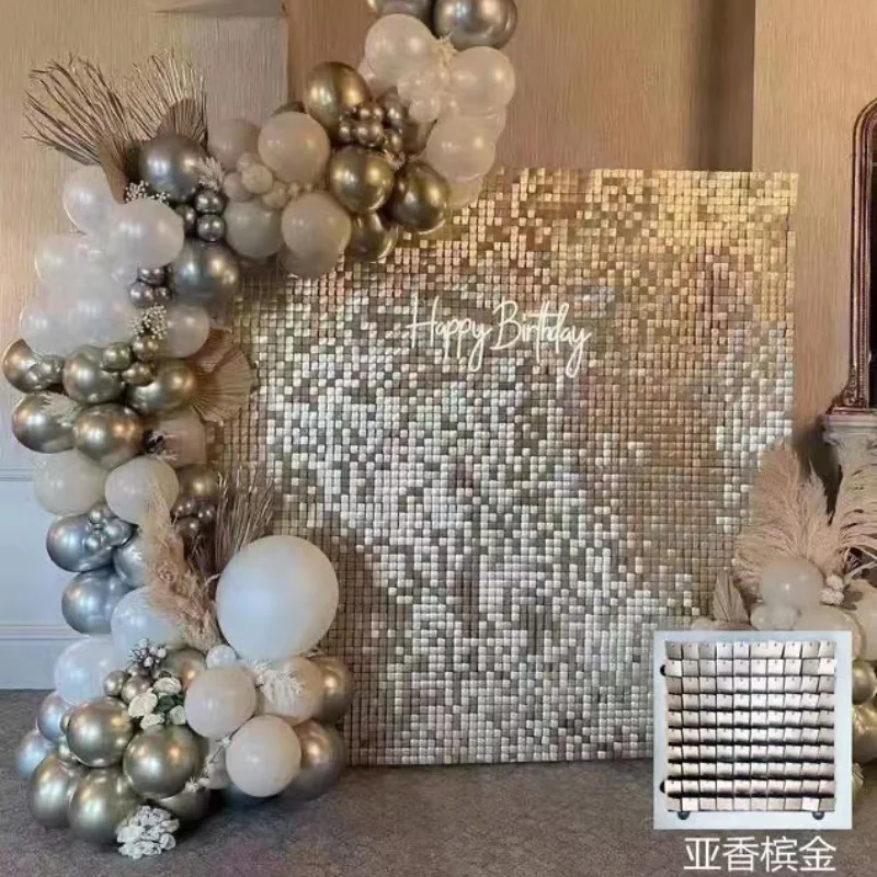 64pcs-lot-Square-Sequins-Wall-Panel-Birthday-Decoration-Shimmer-Wall ...