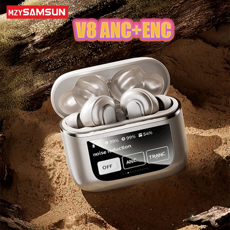 MZYSAMSUN-TWS-V8-ANC-ENC-Earphone-True-Wireless-Bluetooth-Noise ...