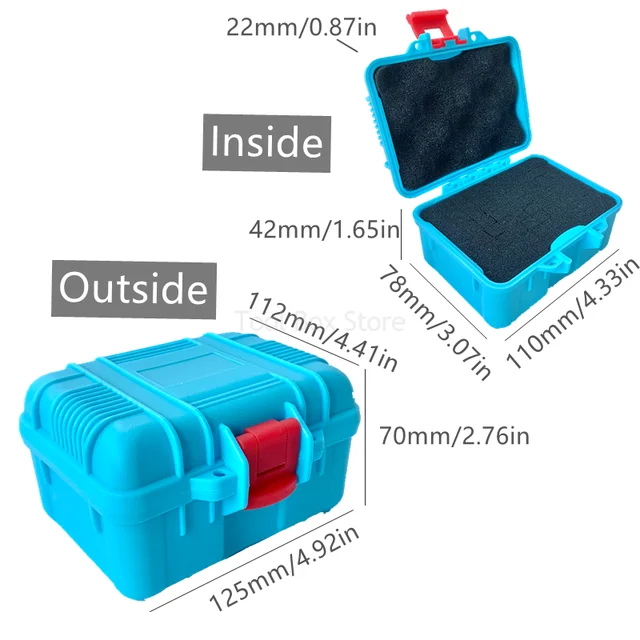 Portable Toolbox Plastic Protective Safety Tool Box Shockproof ...