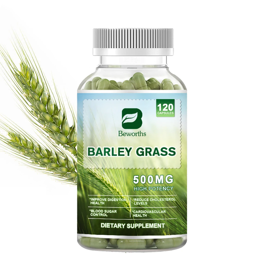 Organic-Barley-Grass-Pill-Rich-in-Immune-Vitamins-Fiber-Minerals ...