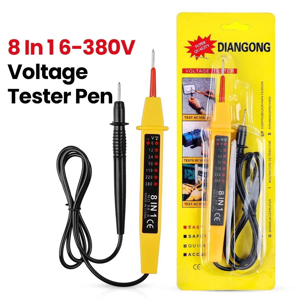 8-In-1-6-380V-Voltage-Tester-Pen-LCD-Digital-AC-DC-Voltage-Detectors ...