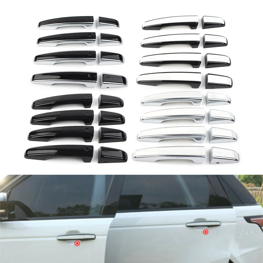 8Pcs-Car-Outside-Door-Handle-Cover-Trim-Replacement-For-Land-Rover ...