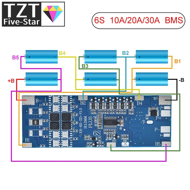 How To Convert 1s BMS Module To 3s, 4s, 5s Lithium-ion, 58% OFF