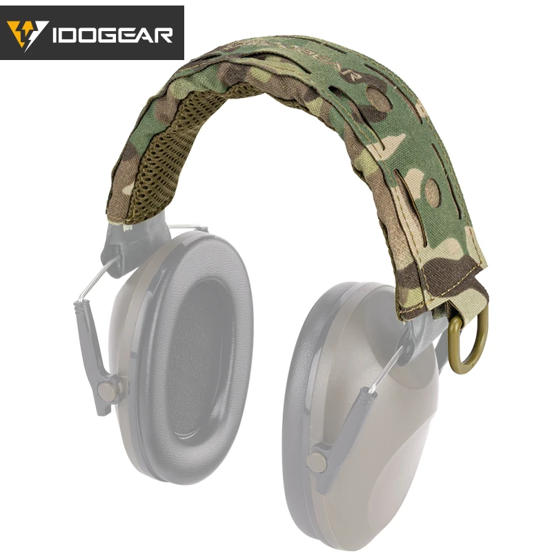 IDOGEAR Tactical Headset Cover With D-Buckle Hanger MOLLE Universal ...
