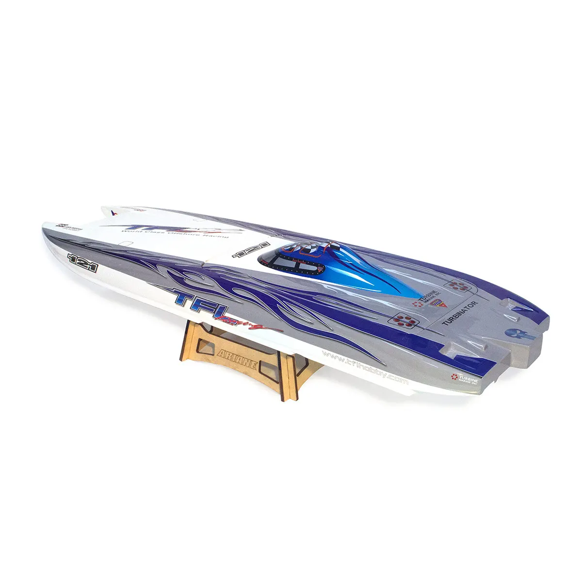 TFL 1133 Zonda Cat Fiberglass RC Electric Boat Outside Toys Two Color ...