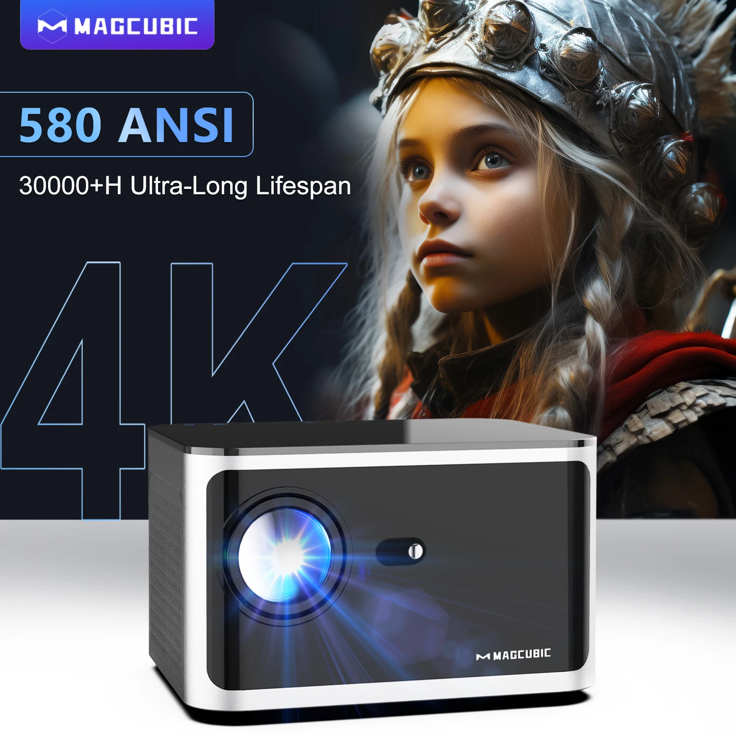 Magcubic-Android-11-4K-Smart-Projector-580ANSI-Full-1080P-Wifi6-BT5-0 ...