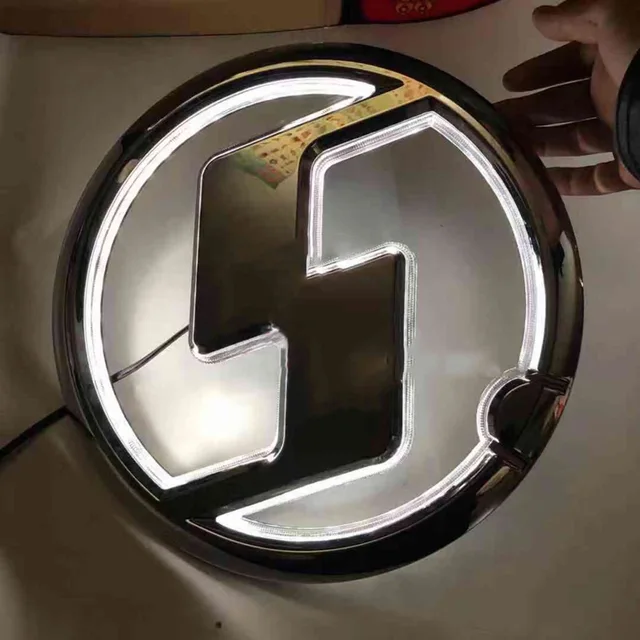 LED car logo for SHACMAN heavy truck X3000 F3000 NEW M3000 large S ...