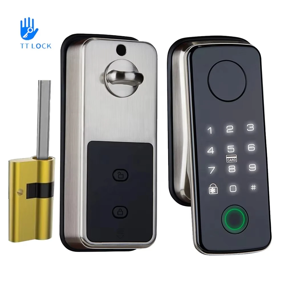 European Door Automatic Lock Cylinder Fit 6068 Mortise Ttlock Smart ...