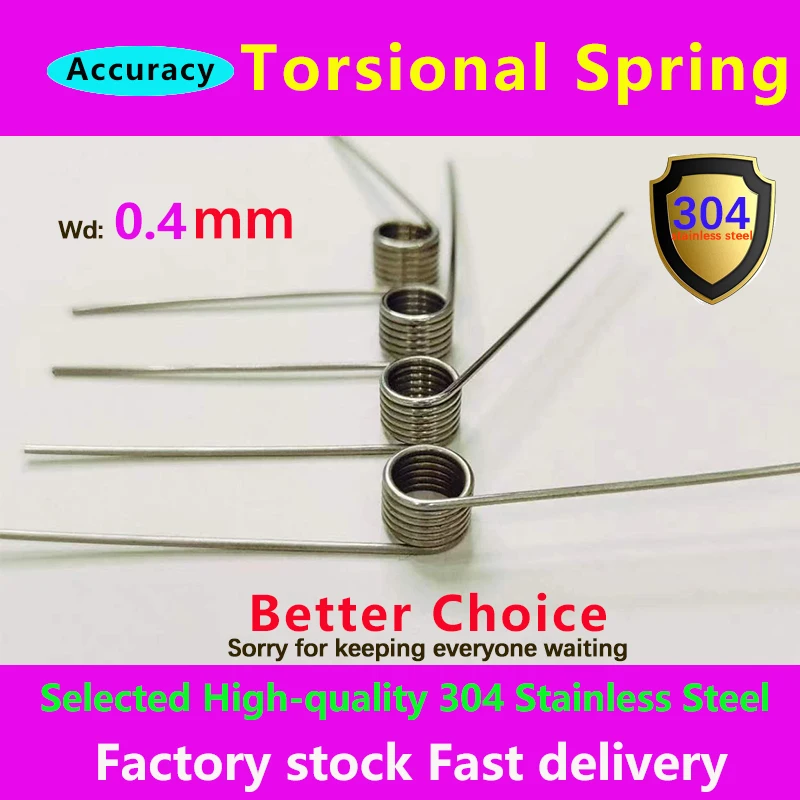 0-4-Wire-Diameter-Stainless-Steel-Small-Torsion-Spring-Torsion-Hairpin ...