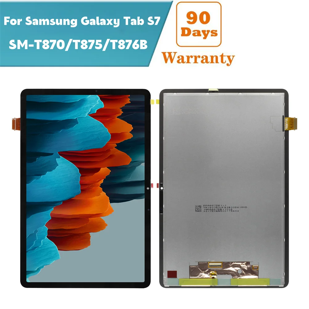 11" For Samsung Galaxy Tab S7 T870 T875 T876B SM-T870 SM-T875 SM-T876B LCD Display Touch Screen ...