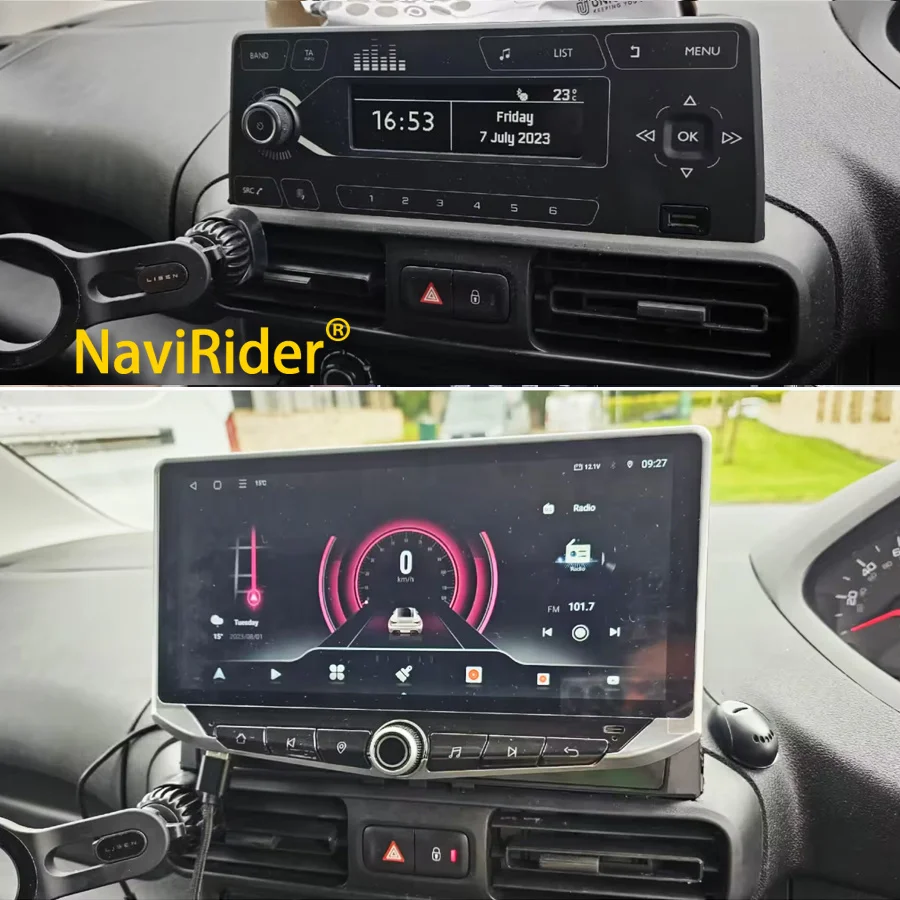2Din Android Car Radio for Citroen Berlingo Peugeot Partner 2008-2022 ...