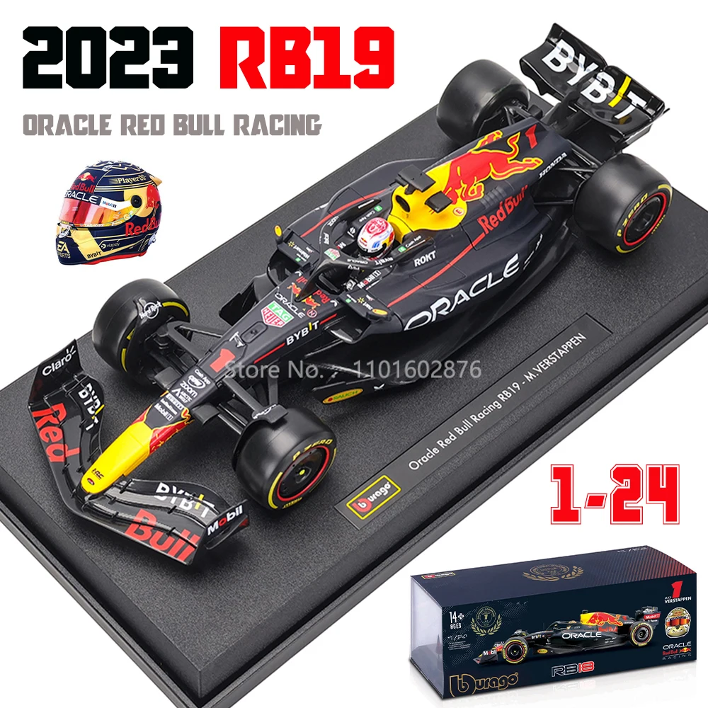 Bburago-1-24-F1-Ferrari-SF23-Red-Bull-RB19-Mercedes-W14-Highly-detailed ...