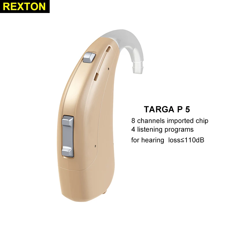 Aparelho Auditivo REXTON Targa P5A - Potente Amplificador de Som com 8 ...