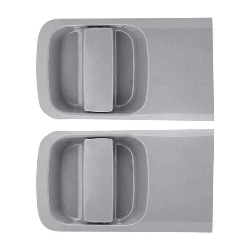 2PCS-Left-Right-Sliding-Exterior-Outside-Door-Handle-Grey-For-Hyundai ...