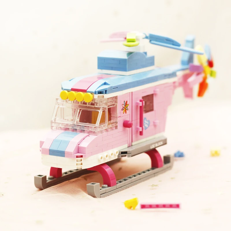 Pink Helicopter Toy