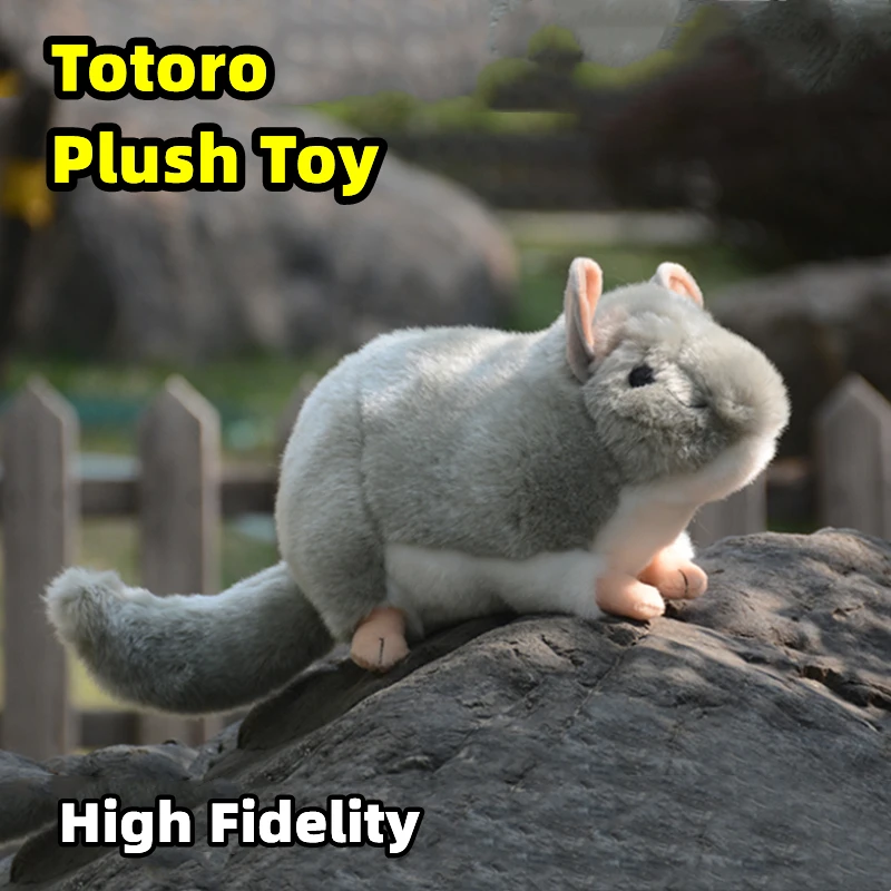 Peluche realista de Totoro de alta fidelidad para niños, de Chinchilla ...