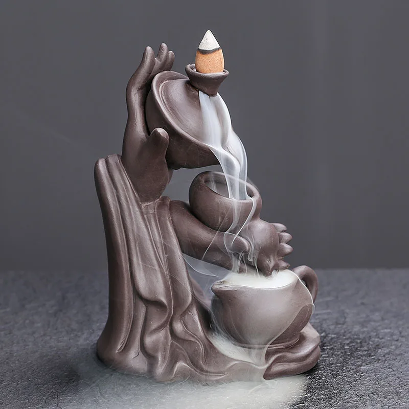 1pc Creative Teapot Backflow Incense Burner for A Zen Meditation ...