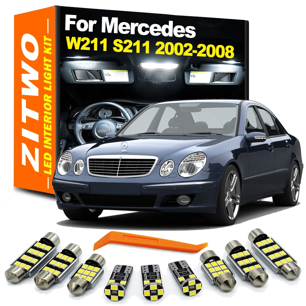 ZITWO-Full-LED-Interior-Dome-Foot-Door-Plate-Light-Kit-For-Mercedes ...