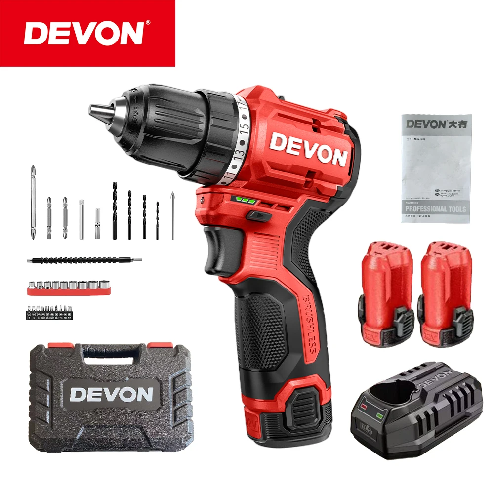 12V-Mini-Cordless-Brushless-Electric-Drill-Rechargeable-Battery ...