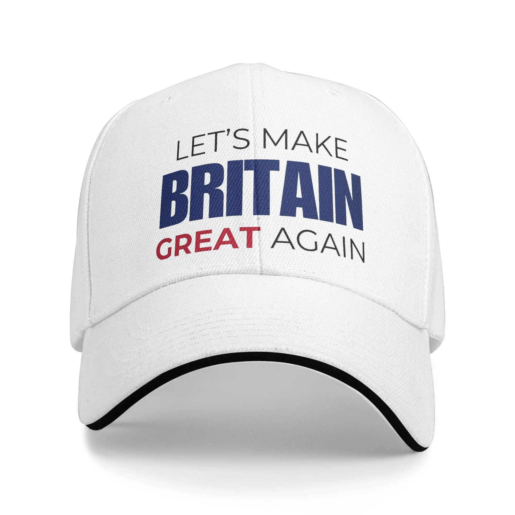 Let's Make Britain GREAT Again Sandwich Hats Men Women Reform UK Caps ...