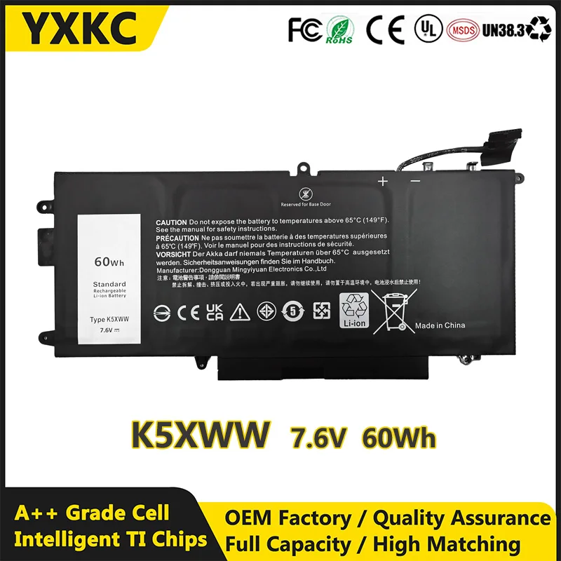 YXKC-K5XWW-7-6V-60Wh-Replacement-Laptop-Battery-for-Dell-Latitude-13 ...
