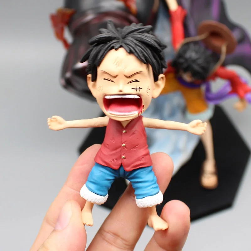 Monkey D Luffy Action Figure Toys One Piece Snake Man Luffy Big fist ...