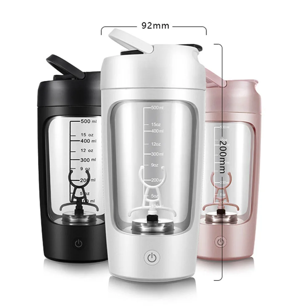Electric-Protein-Shaker-Bottle-Portable-1200mAh-Rechargeable-Blender ...