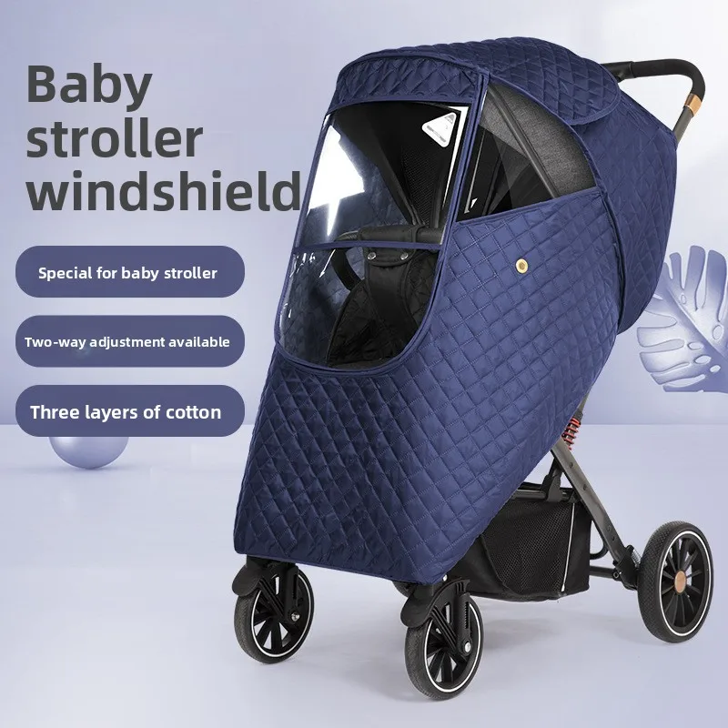 Universal Baby Stroller Rain Cover: Windproof & Waterproof Shield for ...