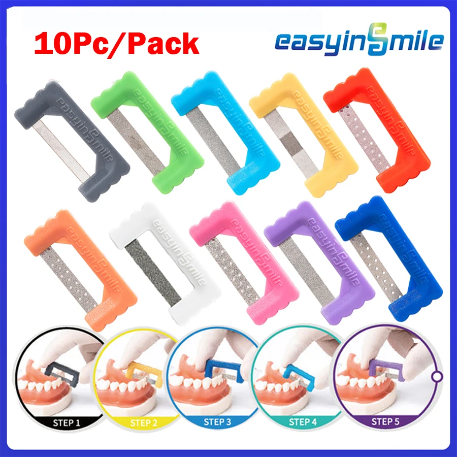 10Pc-Orthodontic-Interproximal-stips-enamel-reduction-polishing-Strips ...